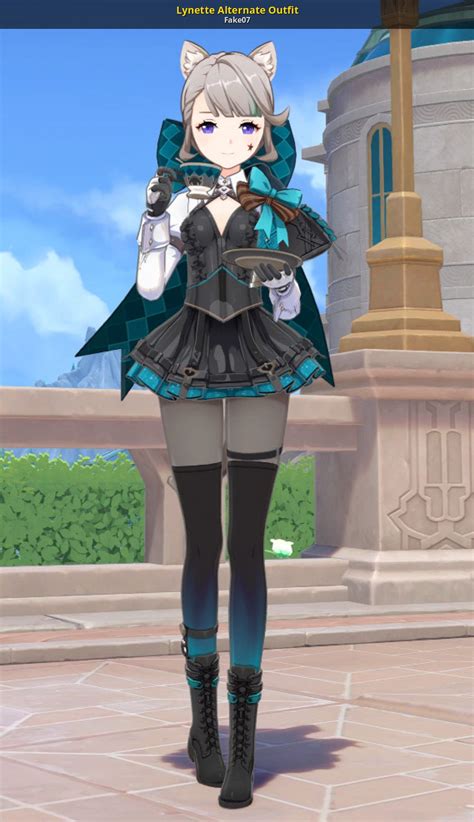 Lynette Alternate Outfit Mod For Genshin Impact Gi Mods Cosplay