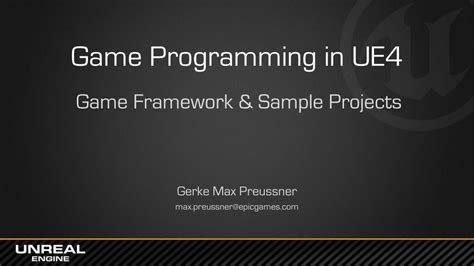 ppt game programming in ue4 powerpoint presentation free download