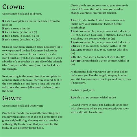 Free Crochet Pattern For St Patrick Doll