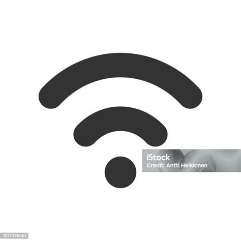 Wifi 圖示wifi 符號無線互聯網連接標誌簡單的平面形狀徽標黑色剪影隔離在白色背景上向量插圖圖像向量圖形及更多互聯網圖片 Istock