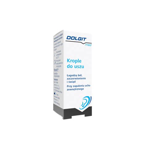 Dolgit Med, krople do uszu, Zdrovit - 10 ml - ZAPALENIE UCHA ...
