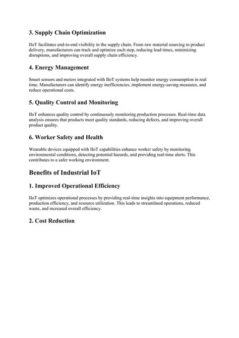 Industrial IoT Applications Benefits And Challenges Enterprise