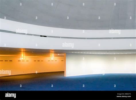 Niemeyer Museum Of Contemporary Art NIteroi Brazil Stock Photo Alamy