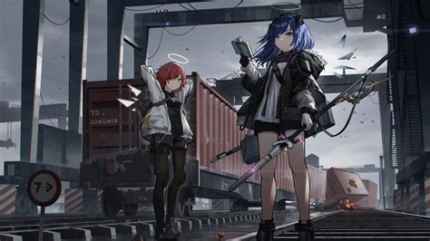 Exusiai Mostima Arknights Anime Girls 4k Hd Wallpaper Rare Gallery