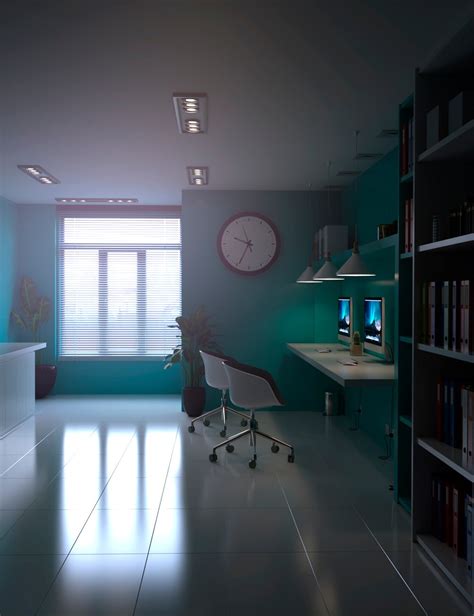 Small Work Office Daz 3d