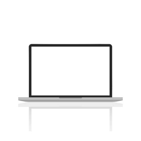Premium Vector Laptop With Shadow