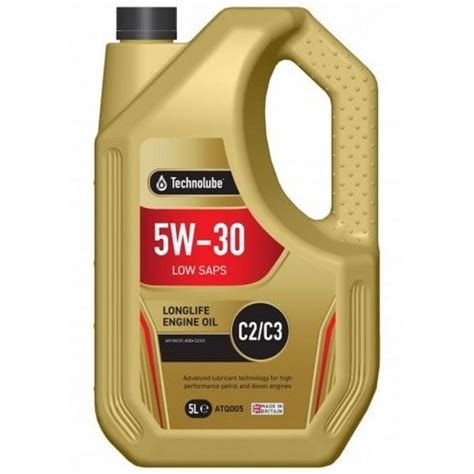 Technolube Engine Oil 5w30 Fully Synthetic 5 Litre