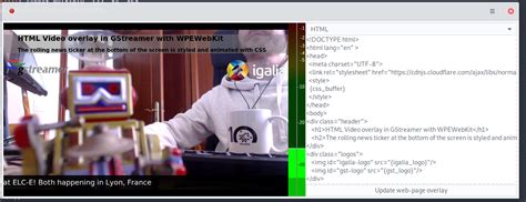 Html Overlays With Gstwpe The Demo Base Art