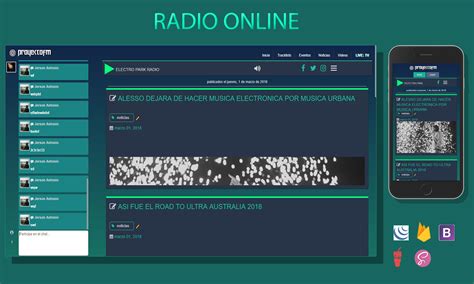 Github Antoc D Websiteelectroparkradio Frontend On Blogspot Jquery Spa Radio Streaming