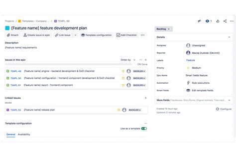 Issue Templates For Jira Deviniti