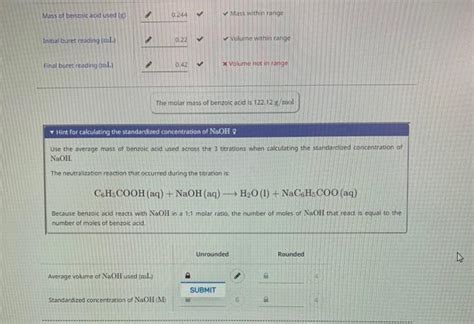 Experiment 1 Standardize An NaOH Solution Using Chegg