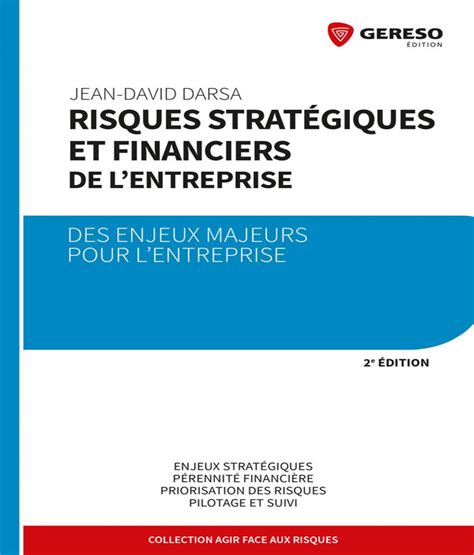 Livre Risques Stratégiques Et Financiers De Lentreprise