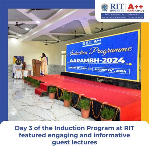 Roorkee Institute Of Technology On Linkedin Ritroorkee Induction