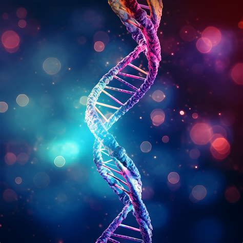 Premium Ai Image Photo Dna Molecule Generative Ai