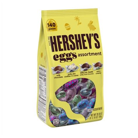 Hersheys Assorted Flavored Eggs Easter Candy Bag 140 Pcs 2818 Oz