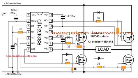 Ir2110 Mosfet Driver Circuit Diagram