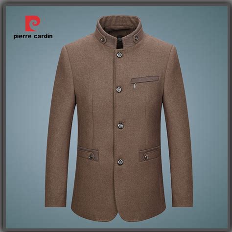 Pierre Cardin皮尔卡丹冬季商务休闲外套纯色外穿男夹克qp85932lcg598893929
