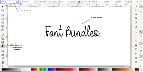 How To Access Alternate Glyphs In Inkscape Design Bundles