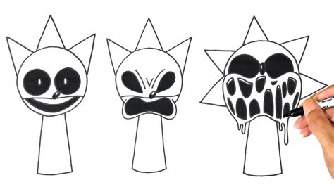 Drawing Sprunki Sonicexe Retake Phase 4 Sprunki Incredibox