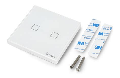 Sonoff T2EU2C RF berührungsempfindlicher Wandschalter mit zwei