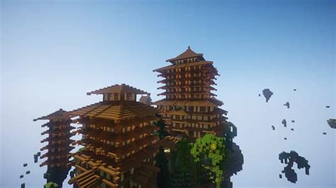 Floating Monastery Minecraft Map