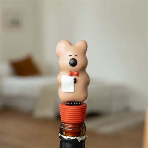 Dinotaeng Quokka Wine Stopper Funbooky
