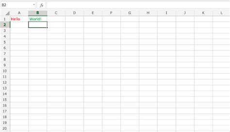 Excel Format Fonts