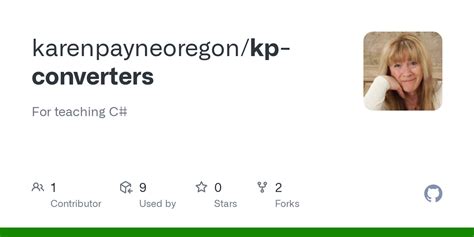 Github Karenpayneoregon Kp Converters For Teaching C