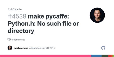 Make Pycaffe Pythonh No Such File Or Directory · Issue 4538 · Bvlc