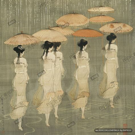 Ai创作图小说插画油纸伞画 侍女图系列 舞蹈工笔画手绘 执伞起舞 仕女图临摹 古伞装饰画 带伞古代美少女图 油纸伞女人 手举油纸伞 仕女图装饰画 撑油纸伞的女孩 油纸伞少妇 仕女图爱好者 插画