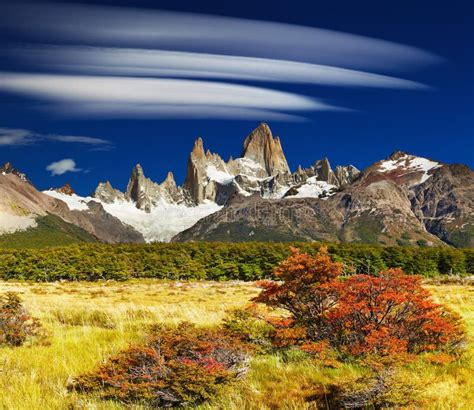 Mount Fitz Roy Patagonia Argentyna Zdjęcie Stock Obraz Złożonej Z