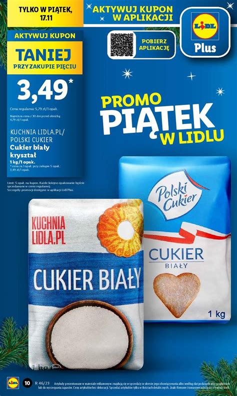 Lidl 16 11 2023 Gazetka Cukier W Piątek