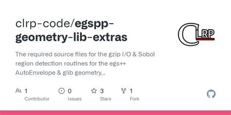 GitHub Clrp Code Egspp Geometry Lib Extras The Required Source Files For The Gzip I O Sobol