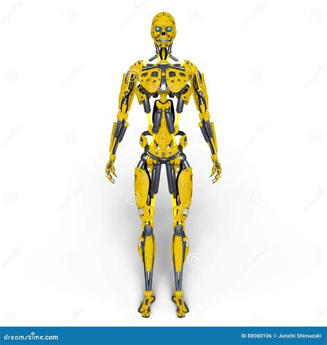 Robot Stock Illustration Illustration Of Body Skeleton 88080106
