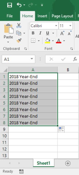 Working With The Excel Fill Handle One Minute Office Magic