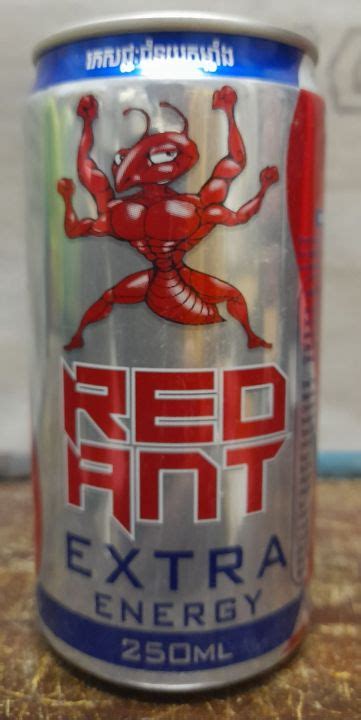 Red Ant Energy Drink จากกัมพูชา ปริมาณ 250 มล ขนาดกระป๋อง