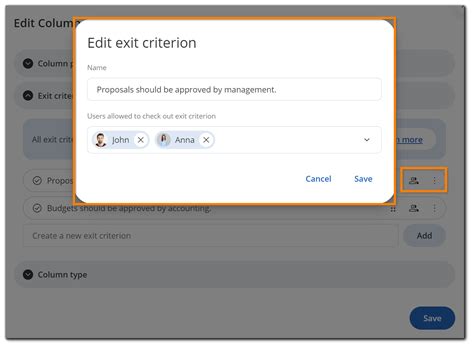 How To Utilize The Board S Exit Criteria Businessmap Knowledge Base