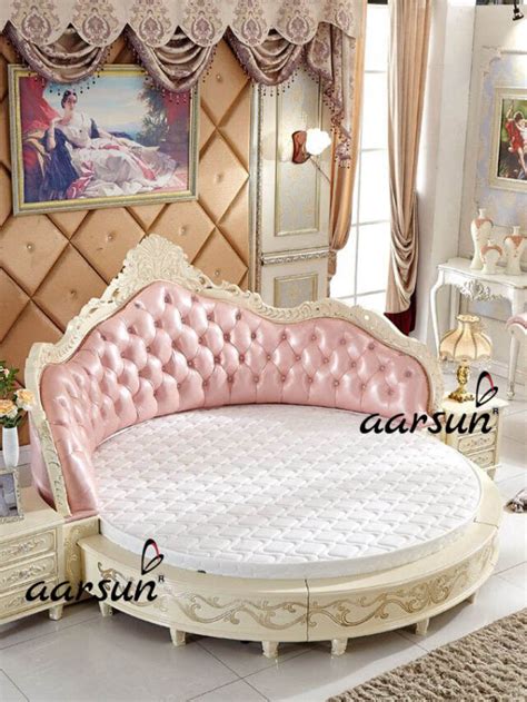 Round Bed Pink At Aaron Copeley Blog