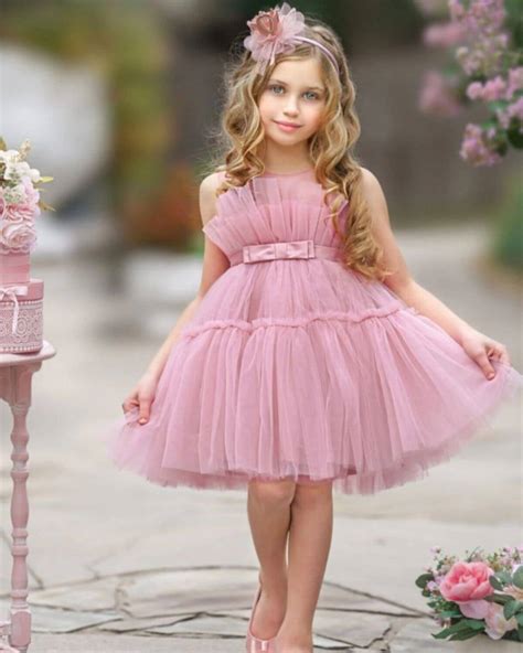 שמלת טוטו נפוחה ורוד עתיק