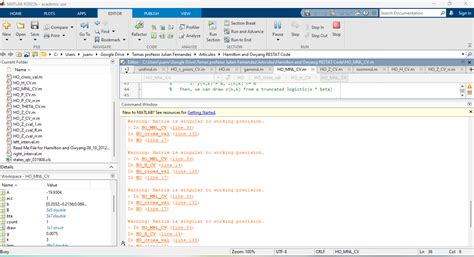 time estimated to run a model r matlab
