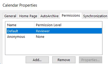Adjust Outlook Calendar Permissions Outlook Calendar Print