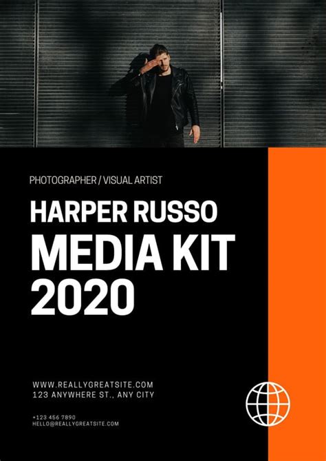 Free And Customizable Media Kit Templates Canva