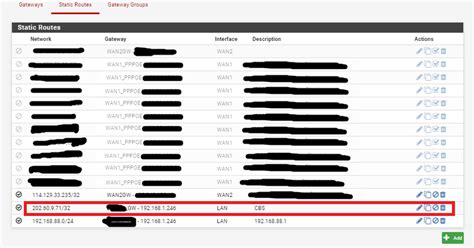 Static Route Added Via Route Utility In Pfsense Shell Is Working But