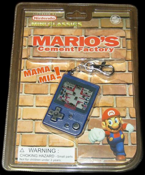 Nintendo Game And Watch Mini Classic Marios Cement Factory Blue Eu