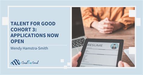 Talent For Good Cohort 3 Applications Now Open Cloud For Good