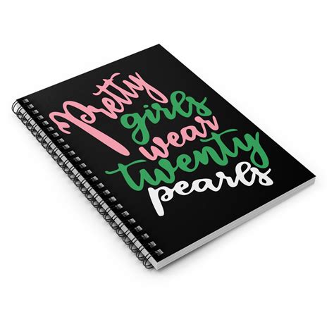 aka notebook aka journal sorority notebook sorority meeting notes aka