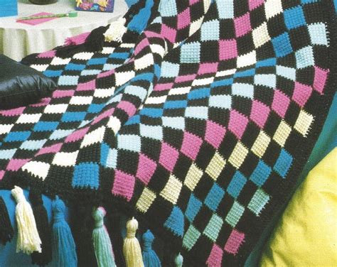 Woven Lattice Crochet Afghan Pattern The Needlecraft Shop Afghan Collector S Series Etsy