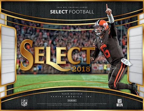 2018 Panini Select Football Hobby Box Breakaway Sports Cards