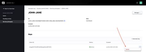 managing service principal credentials in hcp hashicorp help center