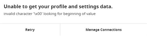Invalid Character X00 Looking For Beginning Of Value Error R
